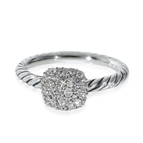 David Yurman | Jewelry | David Yurman Petite Pave Diamond Ring In ...